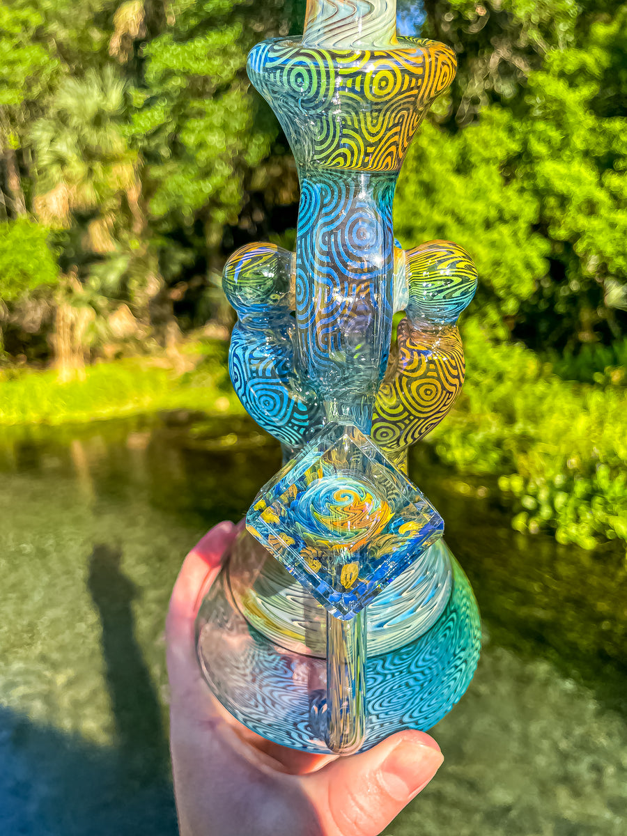Hefe glass Fumed Collider – Grateful Glass Gallery